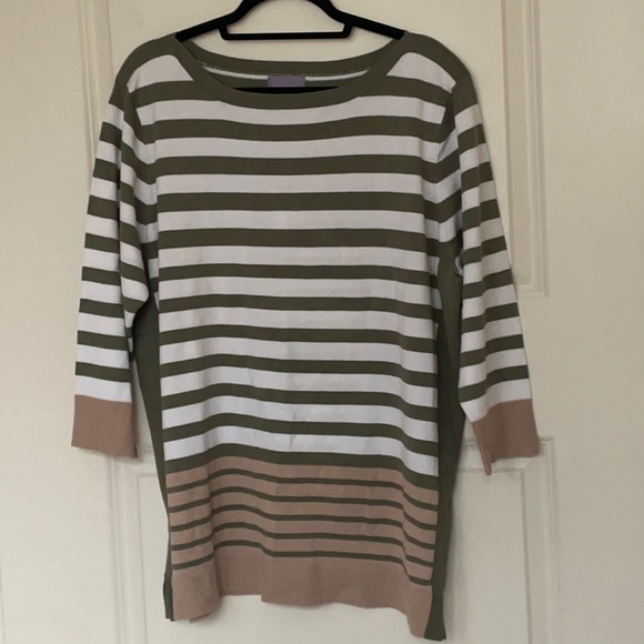 Laura Scott | Sweaters | Laura Scott Woman Striped Sweater Top 3x ...